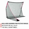 Rukket SPDR Portable Driving Range Net With Side Barriers + Tri-Turf M ...